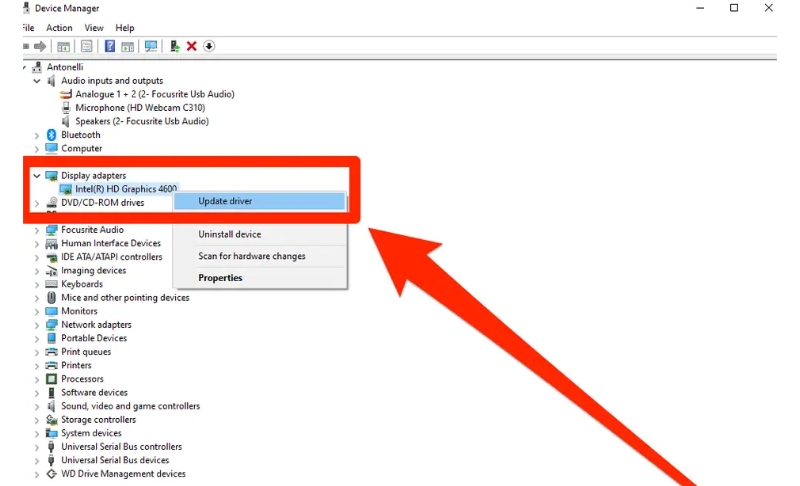 رفع مشکل پیغام Installing your driver Using the windows Built-in Solution